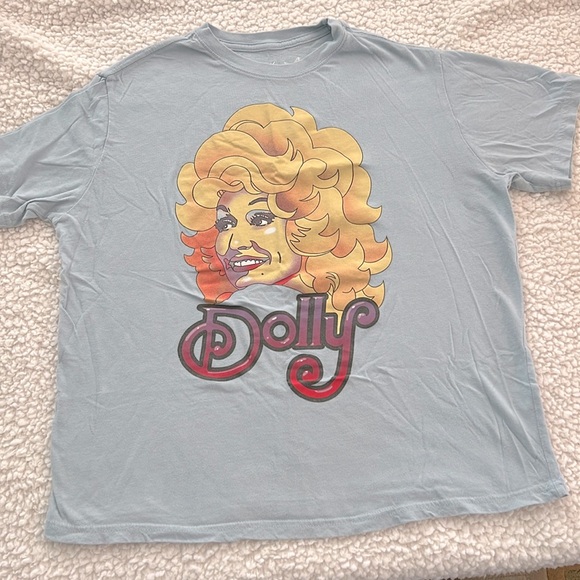 Dolly Parton | Tops | Dolly Parton Tshirt The Legend Dusty Blue With ...
